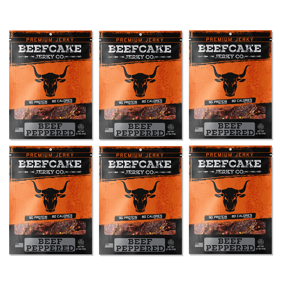 Peppered Jerky – BeefCake Jerky