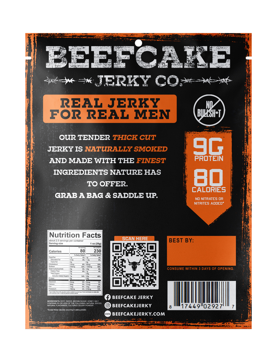 Peppered Jerky – BeefCake Jerky